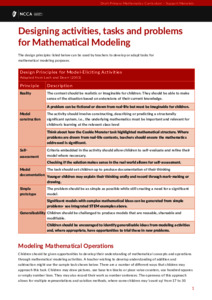 Draft support materials for the New Primary Mathematics Curriculum: 11. Designing activities ...